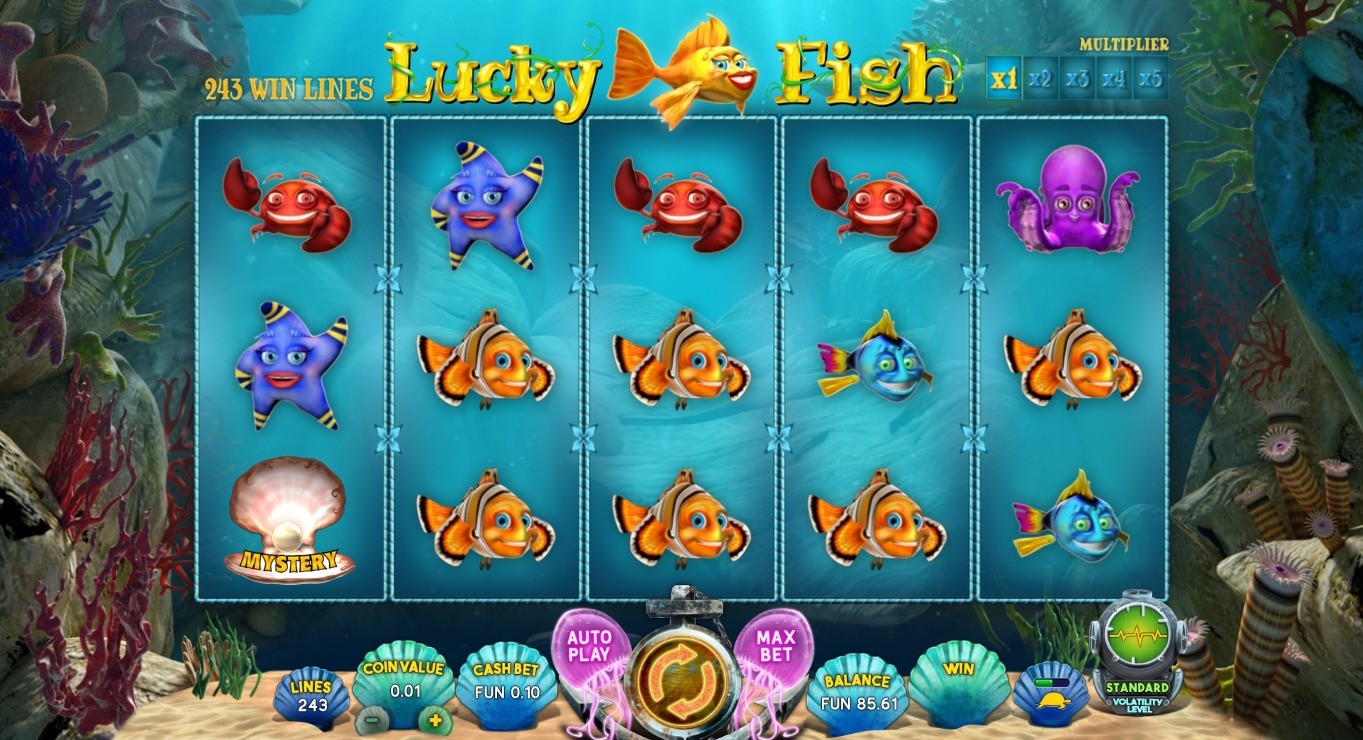 สล็อต Lucky Fish: ออนไลน์โดยไม่ต้องลงทะเบียน